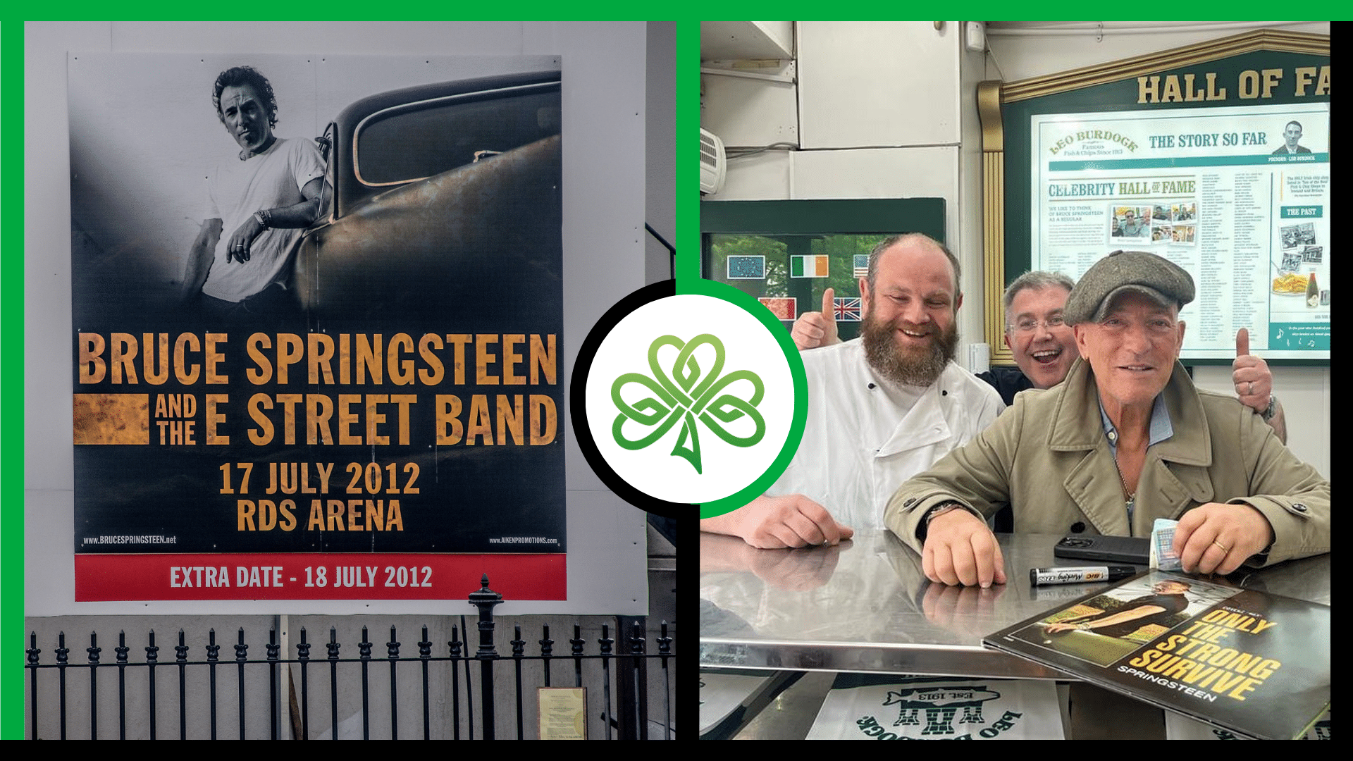 Bruce SPRINGSTEEN in Ireland: every live SHOW listed in order Bruce SPRINGSTEEN in Ireland: every live SHOW listed in order